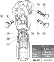SEAL KIT FHP135 NBR
