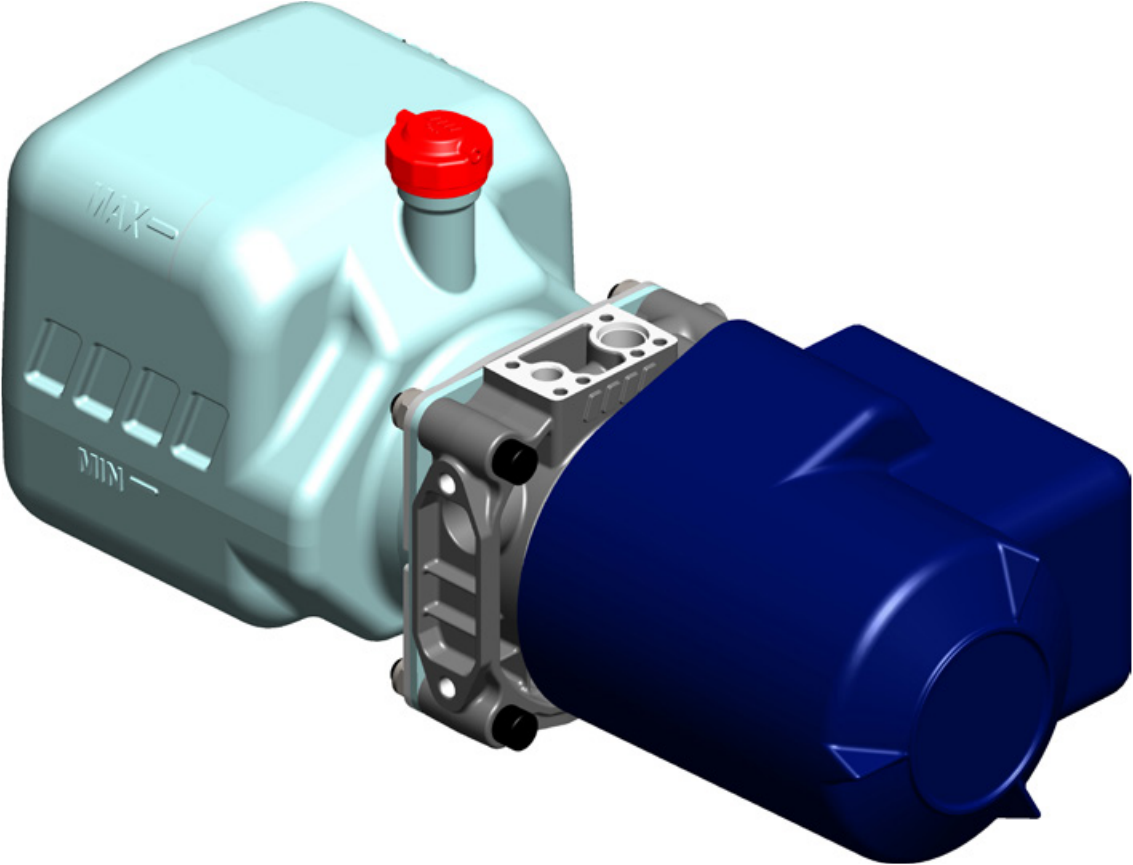 POWER PACK 1600W 12V 1 CC 5 LTR PLASTIC