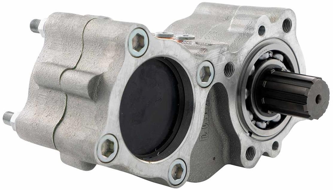 VOLVO SPLITTER BOX ISO STEERING PUMP