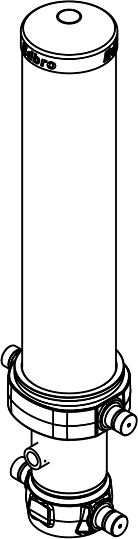 TIPPING CYLINDER ULTRA CS17 5 STAGES 48 TONNES STROKE 6233