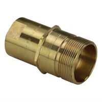 SCREW-TO-CONNECT COUPLING FB 16 MALE NPTF 1" (MESSING)