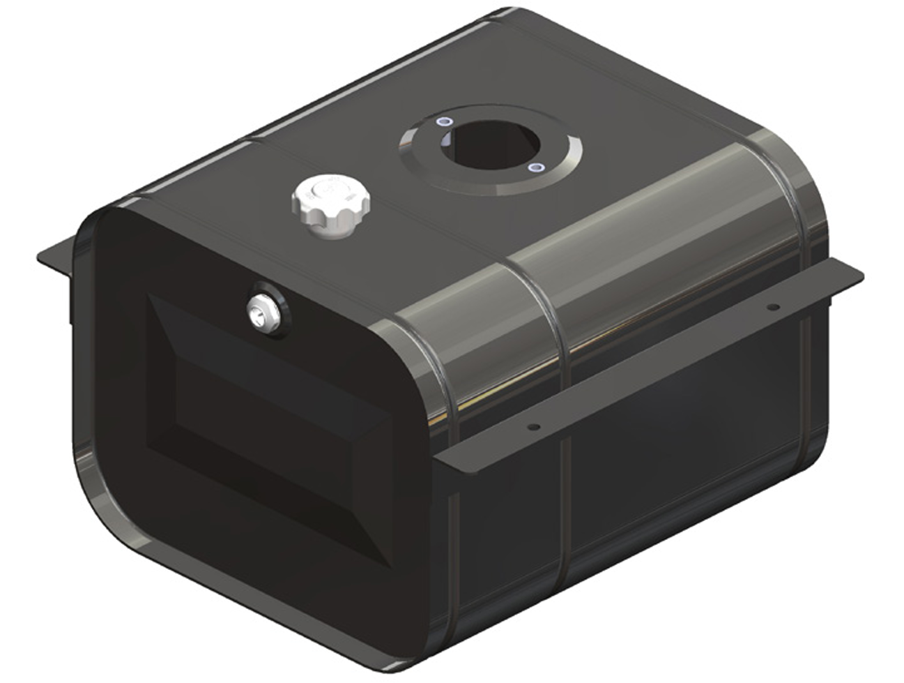 HYDRAULIC TANK STEEL 60 LTR + FILTER FLANGE