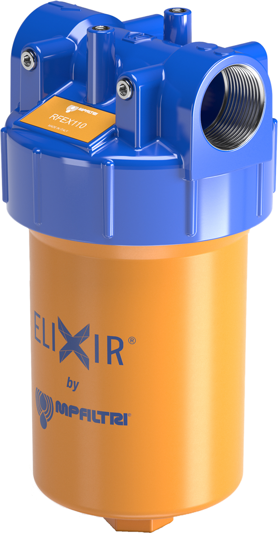 IN-LINE RETOURFILTER ELIXIR 1-1/4" BSP 172 L/MIN 25 µm MICROVEZEL