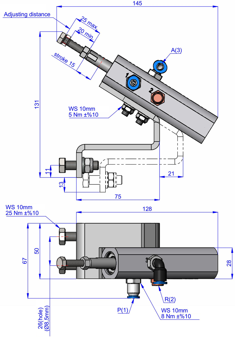 PNEUMATIC KNOCK-OFF VALVE